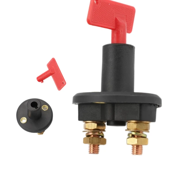 300A 12V Red Key Cut Off Kill Battery Switch Main Vehicle Modified ...