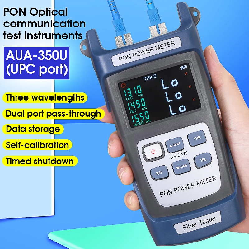 COMPTYCO AUA-350U/A PON Optical Power Meter 1310/1490/1550nm FTTX/ONT ...