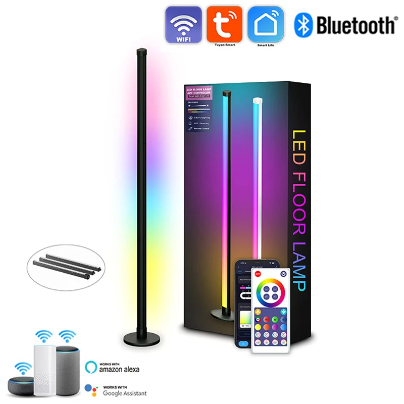 Tuya-Smart-WiFi-e-Bluetooth-LED-Standing-Lamp-RGB-Ambient-Light-Floor ...