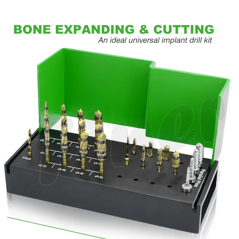 Dental-Implant-Drills-Osseodensification-Burs-Kit-Universal-Guided-Surgery-System-Bur-Long-Short ...