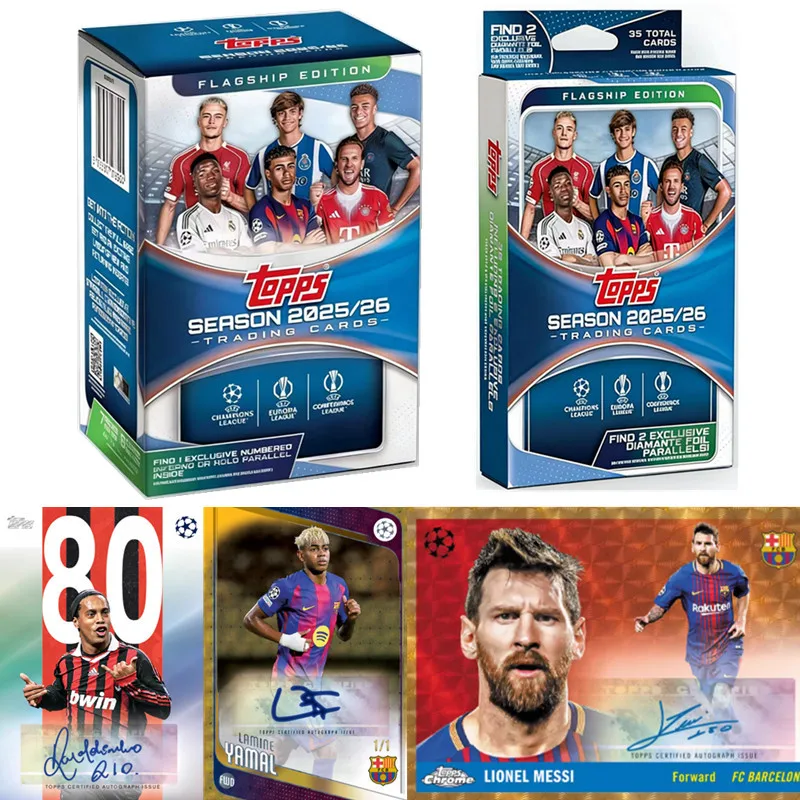New Official Authentic 2026 Topps UCC Champions League Football Star ...
