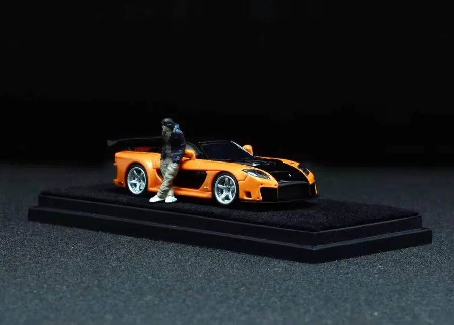 Ym Model Yellow1:64 Diecast Racing Car Model Toy Mazda Fd3s Veilside ...