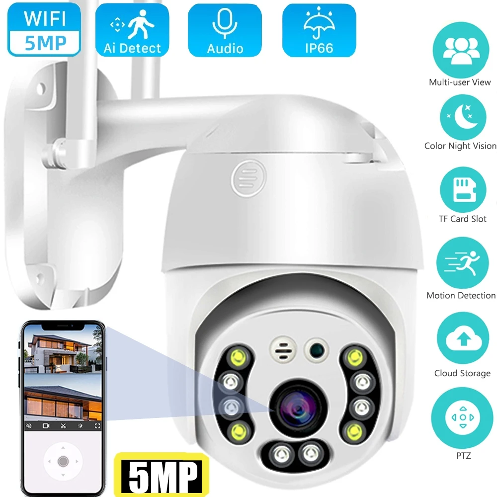 5MP-PTZ-Wifi-IP-Camera-3MP-HD-Outdoor-Security-Video-Surveillance-Cam ...