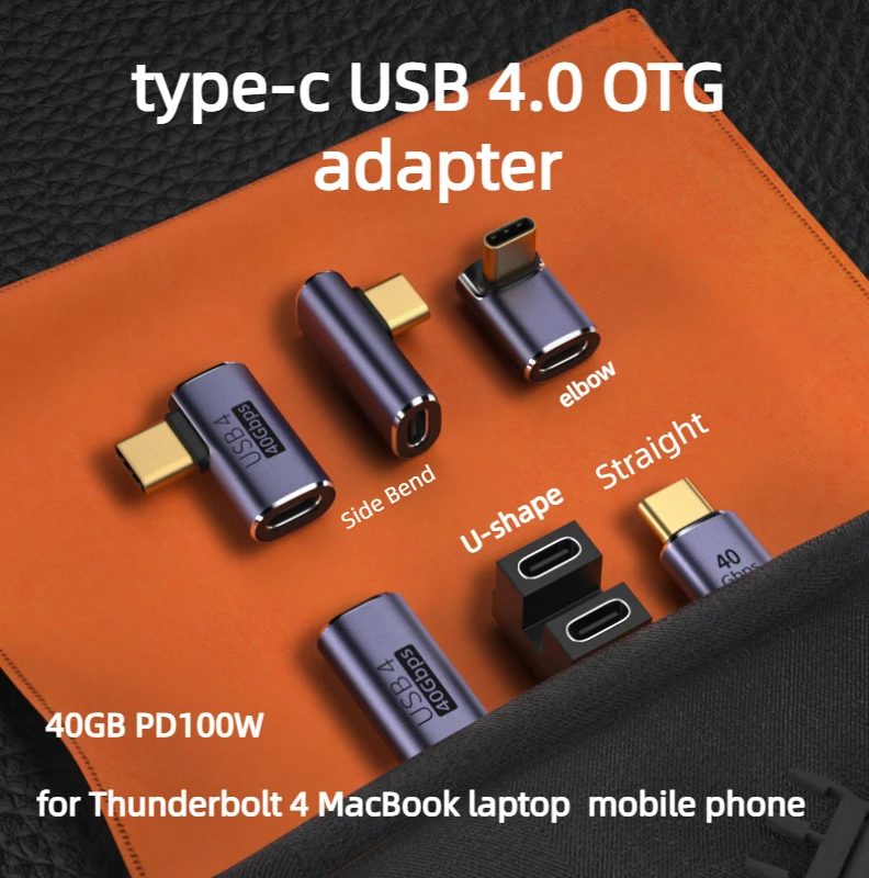 Usb-Adapter-C-Female-To-Female-To-Male-OtType-C-To-Usb4-Connector-For ...