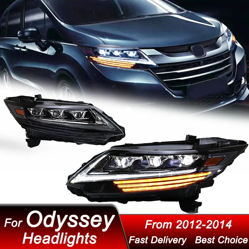Car-Headlights-For-Honda-Odyssey-2015-2021-Lexus-style-full-LED ...