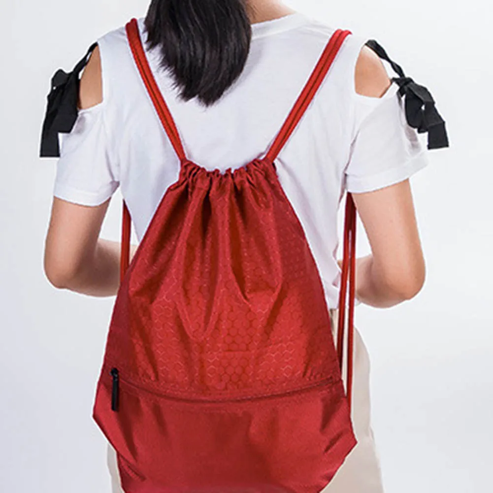 Outdoor-Drawstring-Storage-Bag-Solid-Color-Drawstring-Pocket-Simple ...