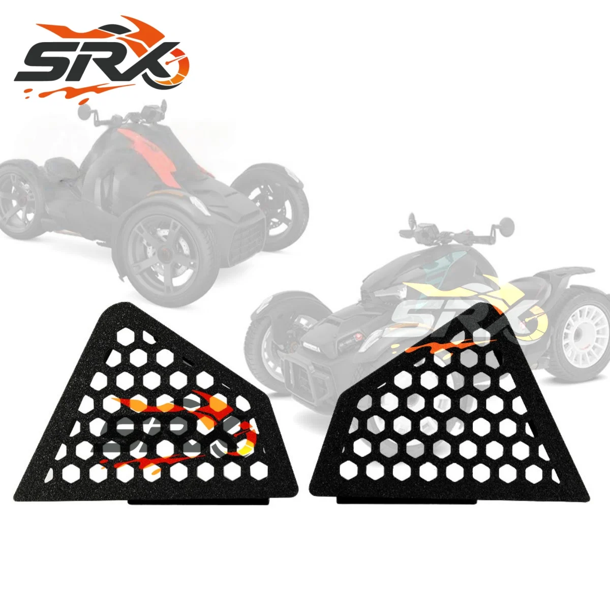 Side Tank Cover Fuel Tank Inserts For Ryker All models Ryker 600 900 ...