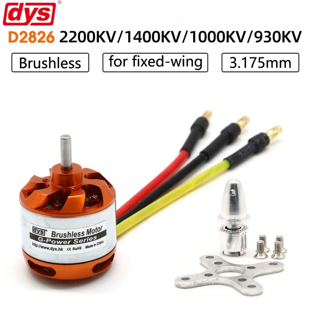 DYS-D2826-2826-Brushless-Motor-930KV-1000KV-1400KV-2200KV-For-RC ...