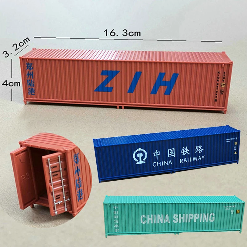 Simulation Miniature Container Model ABS Shipping Box Toy for Train ...