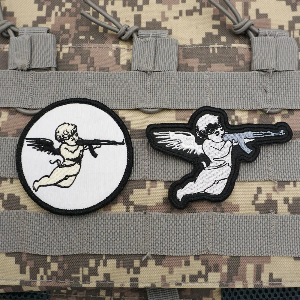 Anger-Ak47-Military-Tactical-Embroidered-Patches-Armband-Backpack-Badge ...