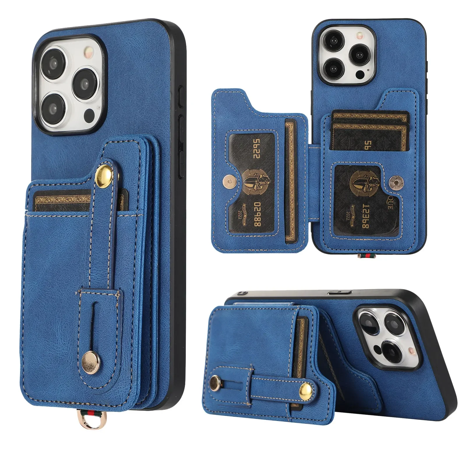 Vintage-Cards-Solt-Wallet-Phone-Case-for-Iphone-15-Pro-Max-Plus-14-13 ...