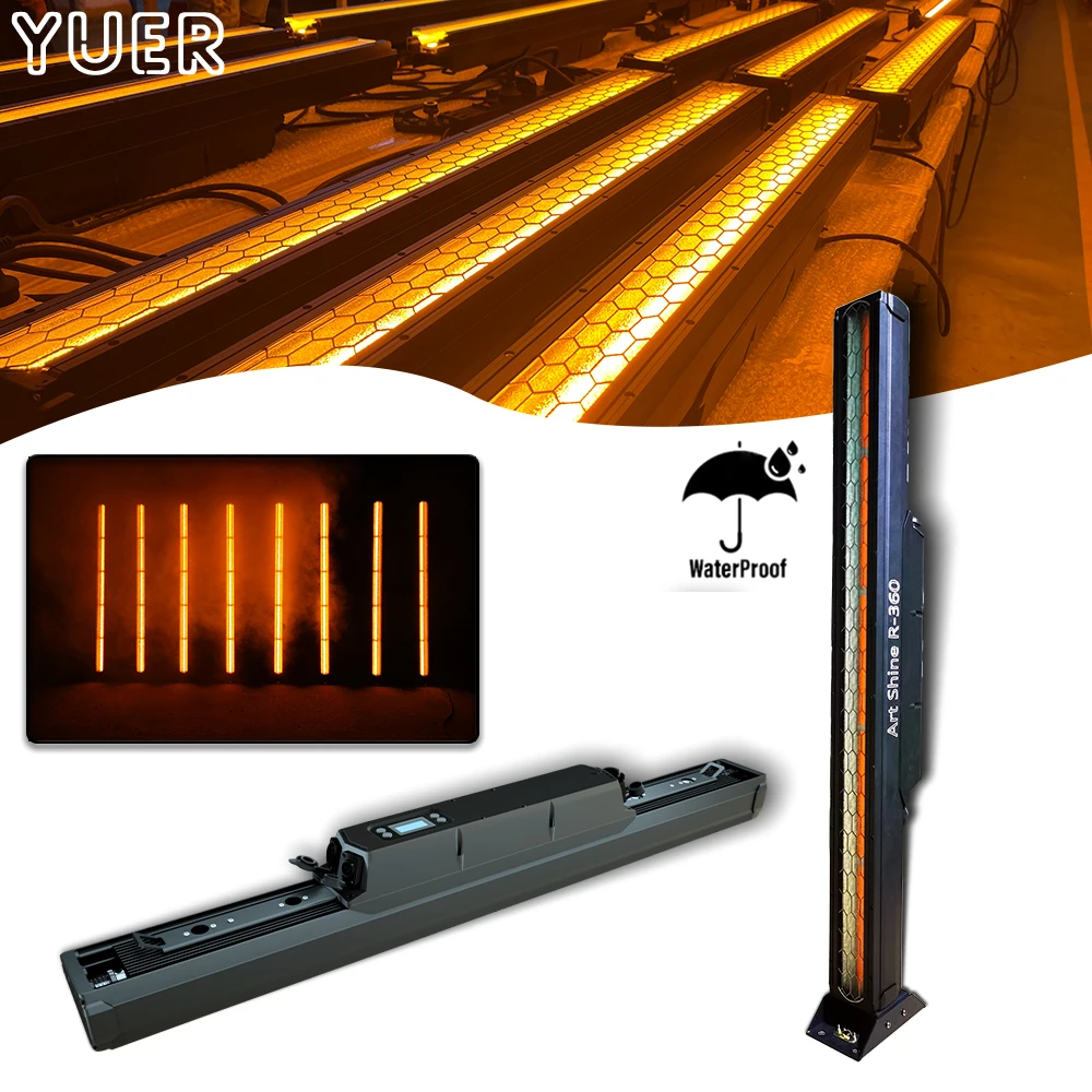 Nova à prova dwaterproof água ip65 5x72w 1800k cob led âmbar quente ...