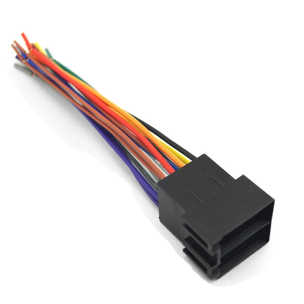 Universal-Power-Adapter-Car-Male-ISO-Connector-Plug-Radio-Wire-Wiring ...