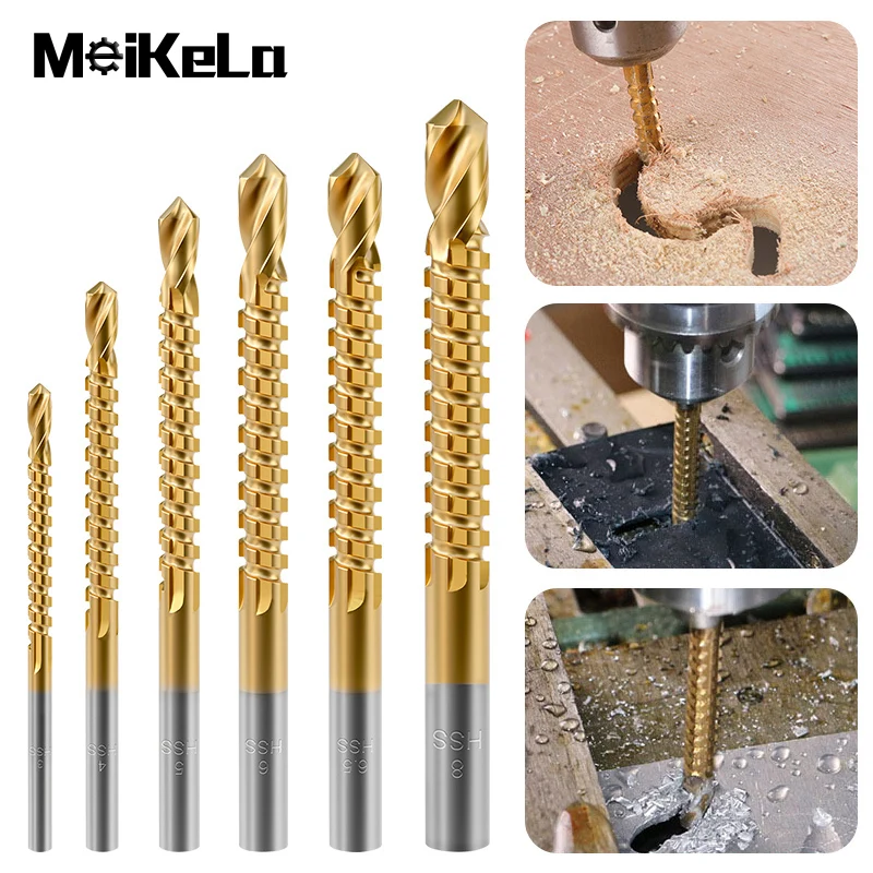 HSS-Serrated-Drill-Bit-Set-Suitable-For-Wood-Plastic-Aluminum-Alloy ...