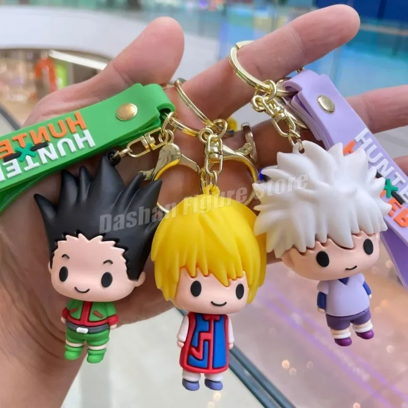 HUNTER-X-HUNTER-Action-Figure-Keychain-Killua-Zoldyck-GON-FREECSS-Doll ...