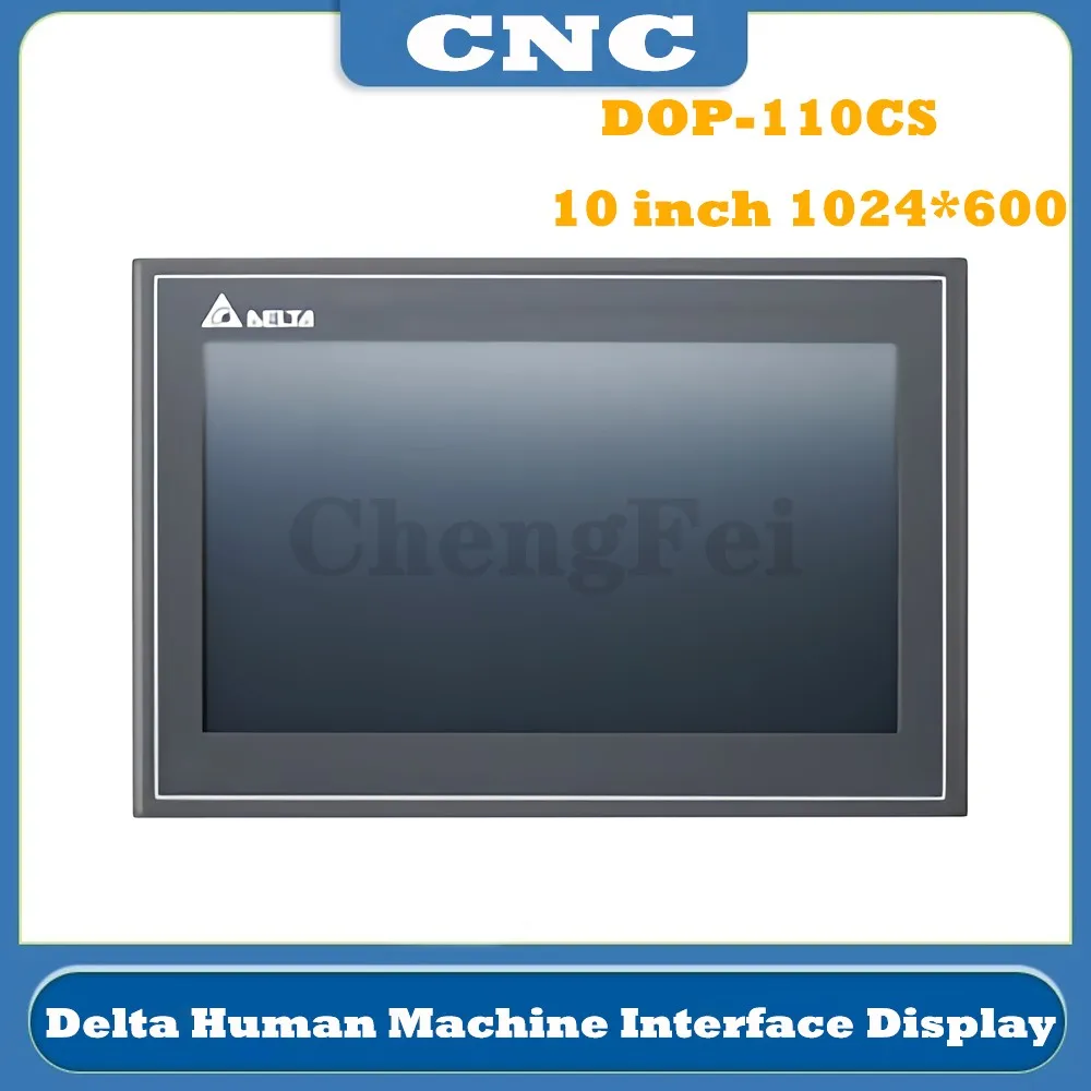 Pantalla de Panel táctil CNC Delta DOP 110CS HMI, pantalla de interfaz de máquina humana de 10,1 ...