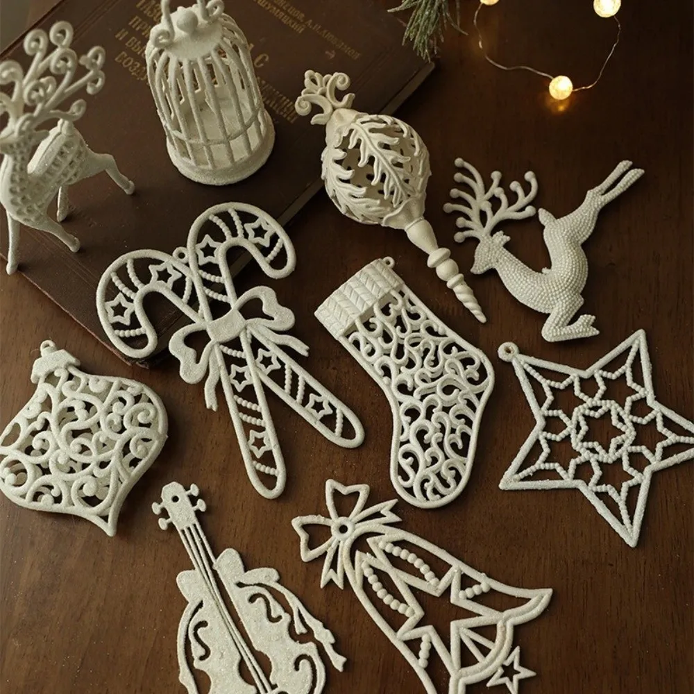 Hanging Christmas Decoration Pendant Elk Pentacle Plastic Christmas ...