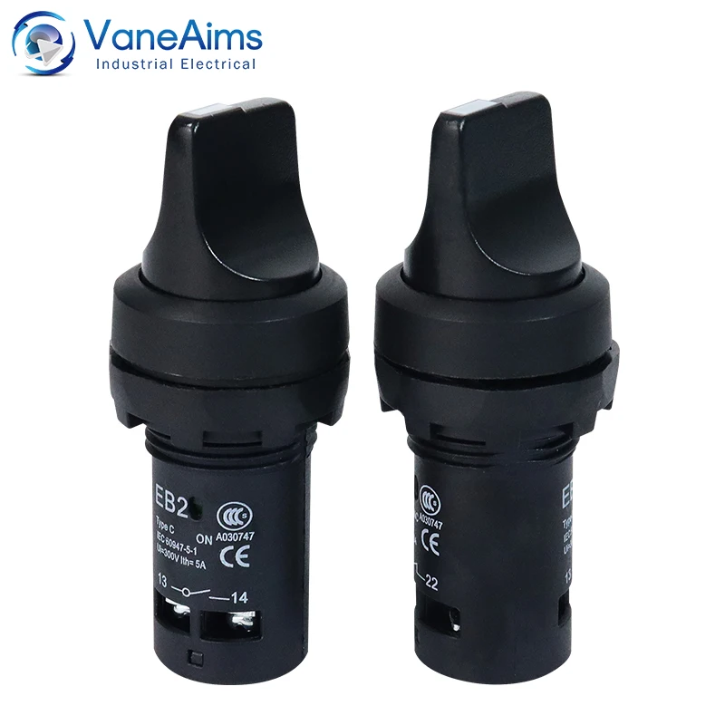 EB2-Rotary-Knob-Switch-On-Off-2-3-positions-5A-300V-Self-Locked ...