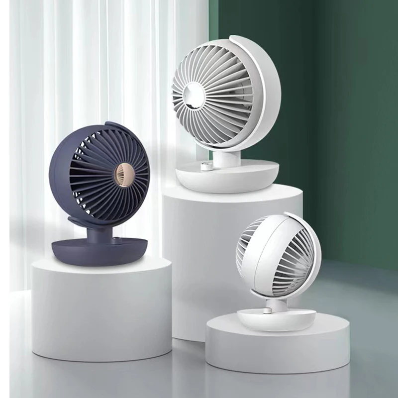 Electric-Fan-360-Rotation-Circulator-Wireless-Portable-Home ...