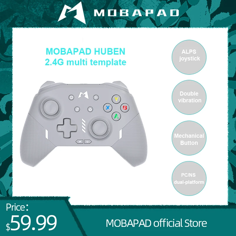 MOBAPAD-Huben Gamepad, Multi Modelo, Chaves Mecânicas, ALPS Joystick ...