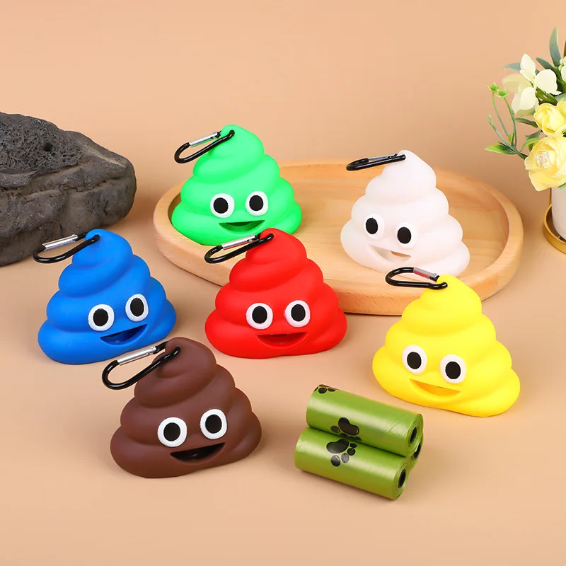 1PC-Creative-Pet-Supplies-Dog-Potty-Pickup-Cartoon-Poop-shaped-Portable ...