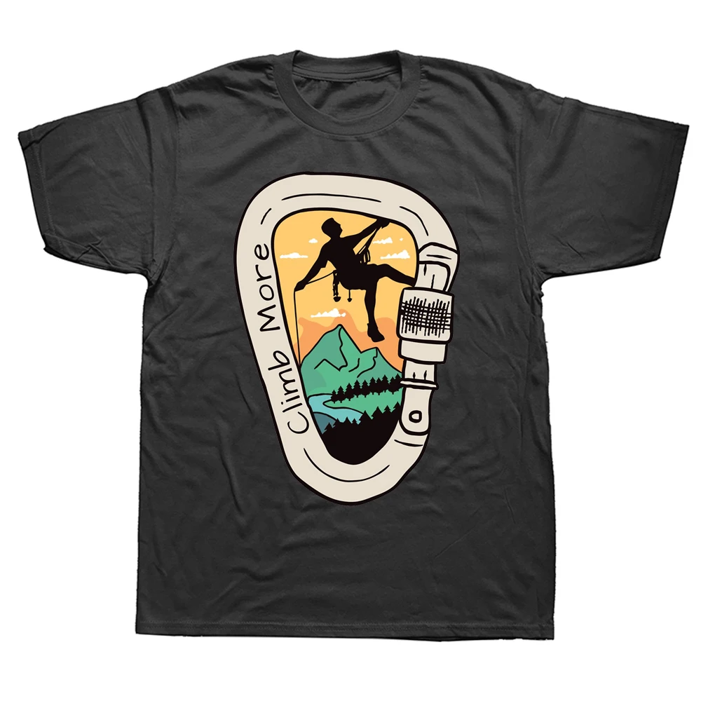 Climb-More-Hipster-Tshirts-Climbing-Mountaineering-Adventure-Men-Style ...