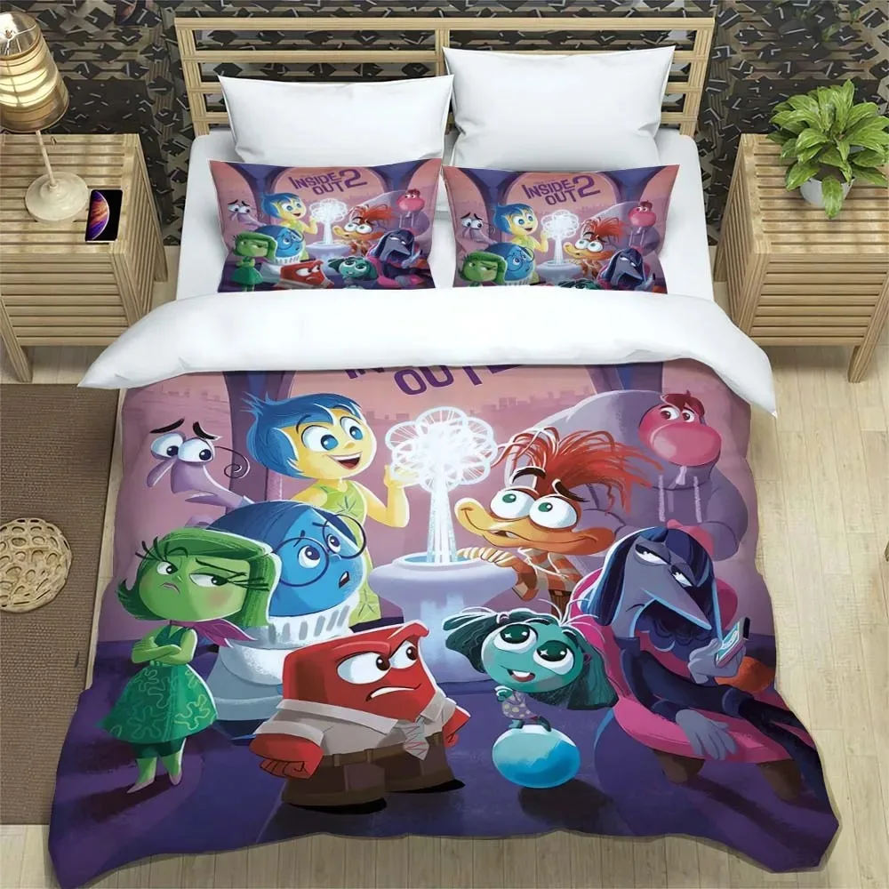 Boy-Girl-Duvet-Cover-Cartoon-Gift-Disney-Inside-Out-Duvet-Cover-Pillow ...