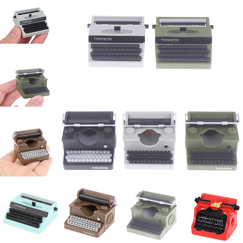 Miniature typewriter for dollhouse with high detail | Mega-Spot