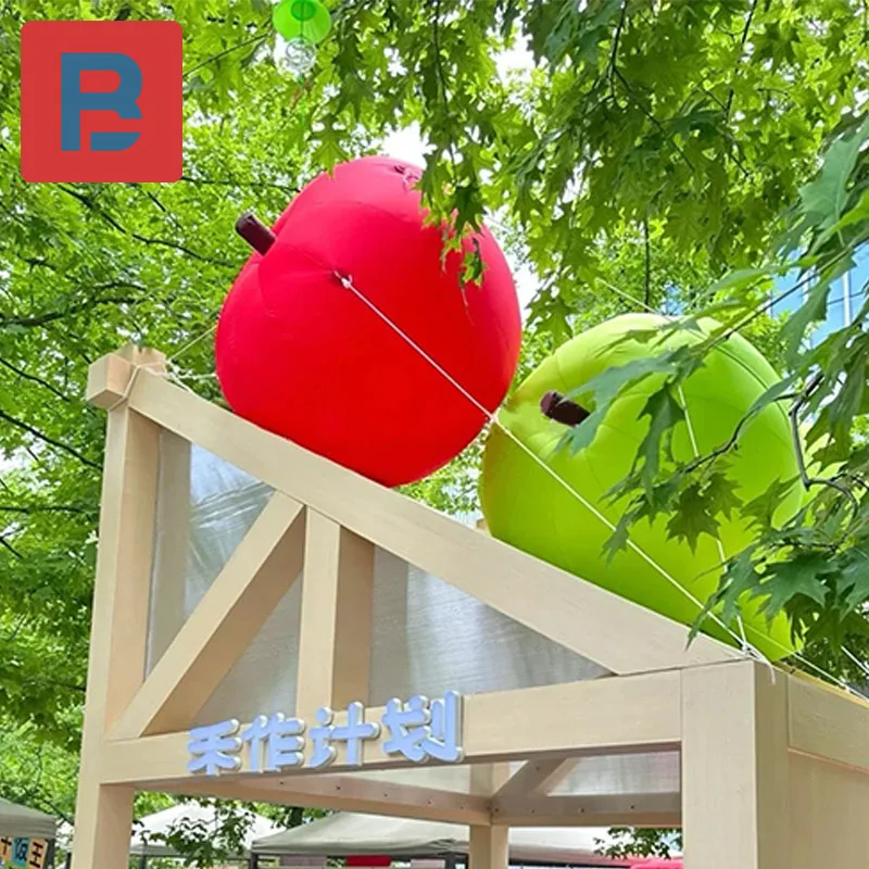 Giant-inflatable-apple-air-mold-green-apple-red-apple-fruit-crop-bar ...