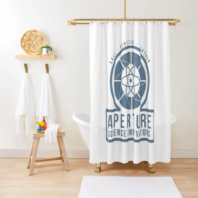 Aperture Science Shower Curtain