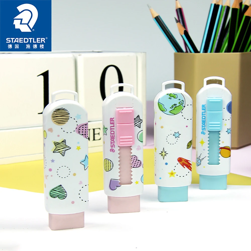 1pcs STAEDTLER Retractable Pushable Eraser 525 Star Limited Drawing ...