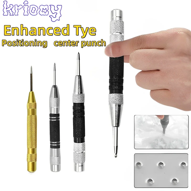 Automatic-Center-Punch-Spring-Loaded-Locator-Woodworking-Metal-Drill ...