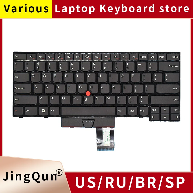US-Russian-Laptop-Keyboard-For-Lenovo-IBM-Thinkpad-E430-E430C-S-E330 ...
