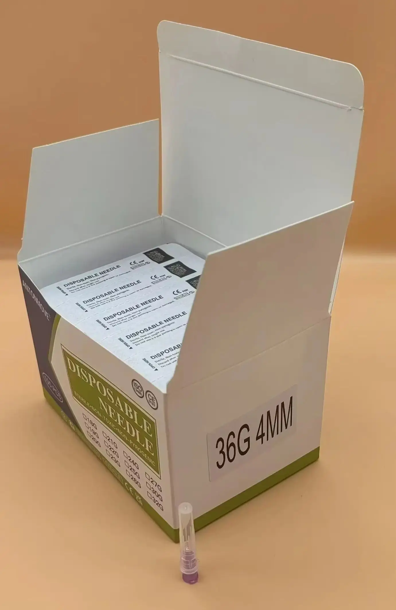 36g Needle 4mm Disposable Needle Individually Packaged Sterile Steel ...