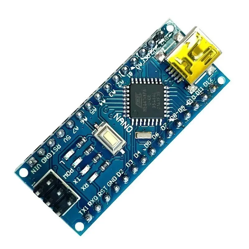 Nano-mini-USB-con-gestor-de-arranque-controlador-rojo-Compatible-con-Arduino-CH340-controlador ...