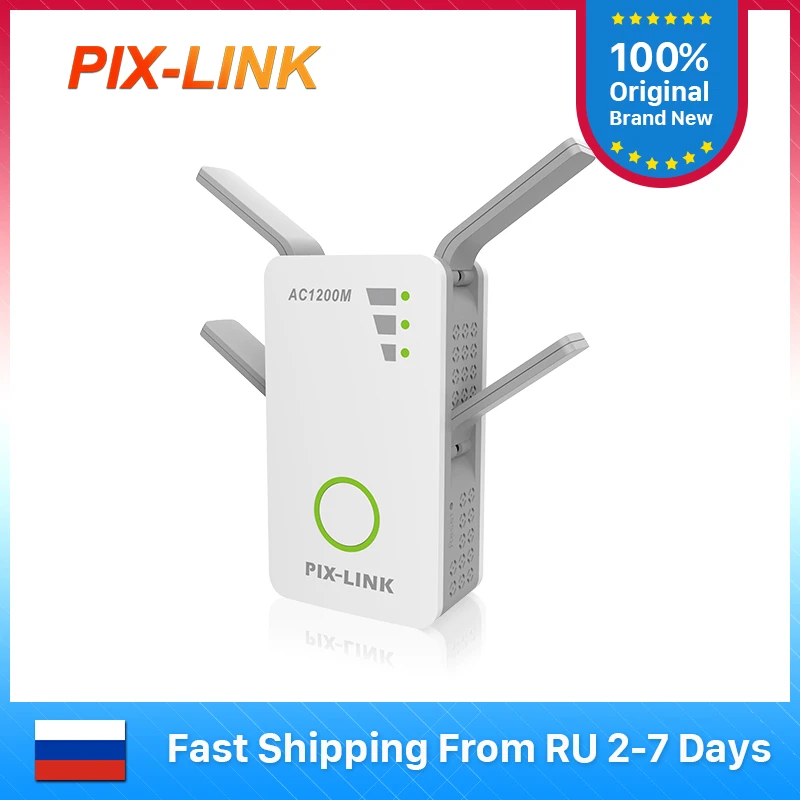 Pixlink 1200mbps 2.4ghz 5ghz Dual Band Ap Wireless Wifi Repeater Range ...