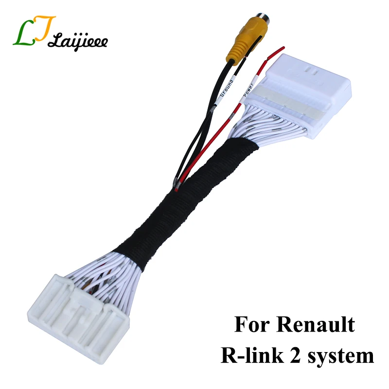 32-Pins-RCA-Connector-For-Renault-Dacia-Original-Monitor-With-R-link-2 ...