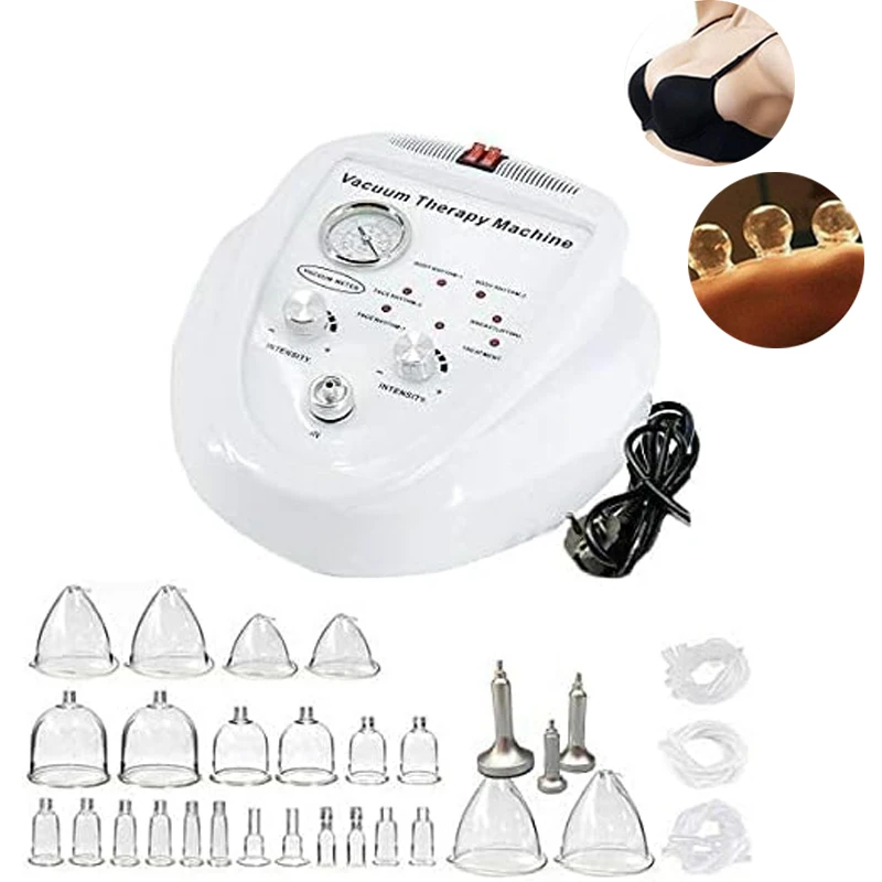 24 Suction Cup Vacuum Therapy Machine Butt Lifting Breast Improvement ...