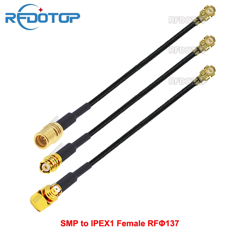 1PCS-SMP-Male-Female-Connector-to-uFL-IPX1-IPEX1-Female-RF-1-37-Coaxial ...