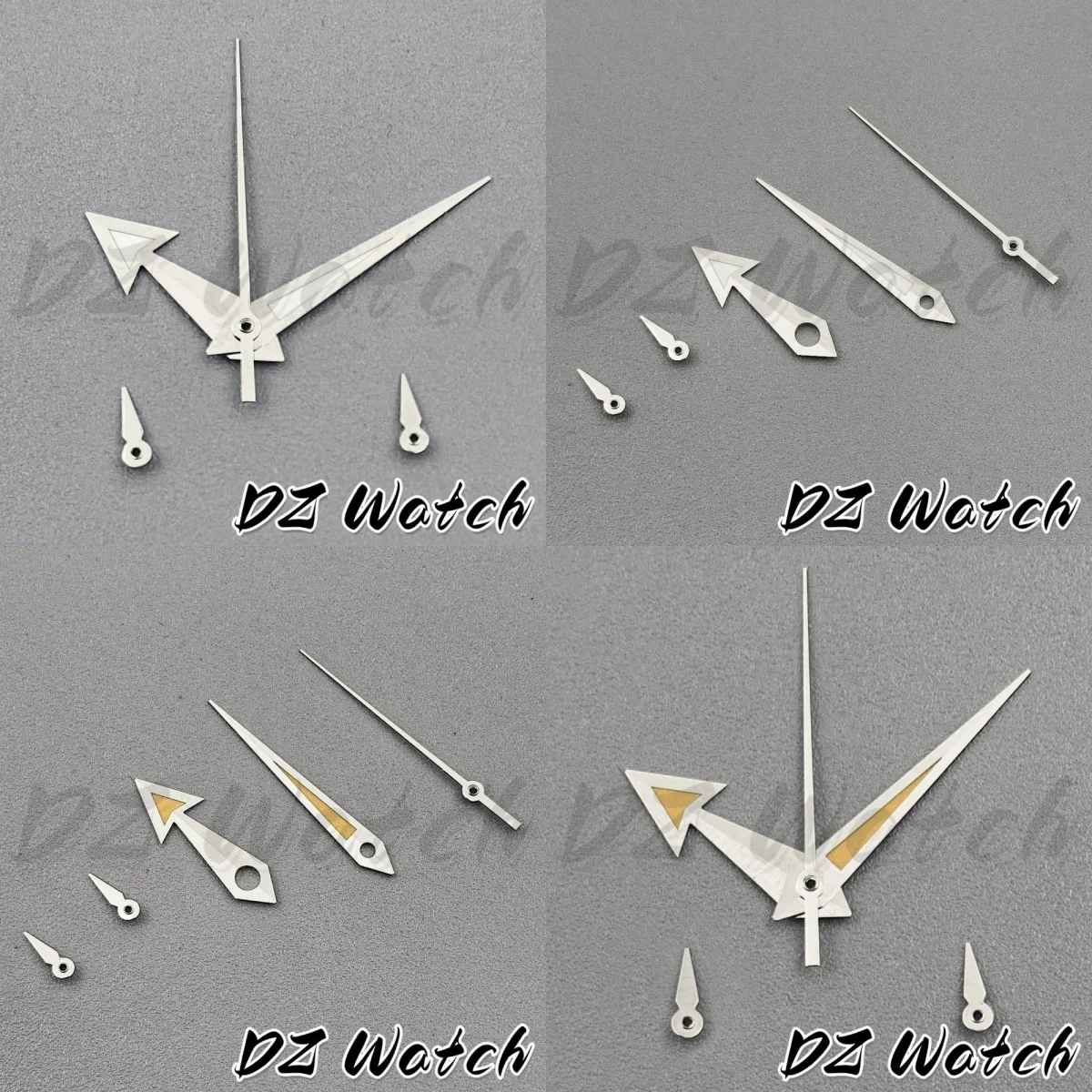 DZ Fashion Sterile Broad Arrow Watch 5-pin Silver Apricot Quartz Watch ...