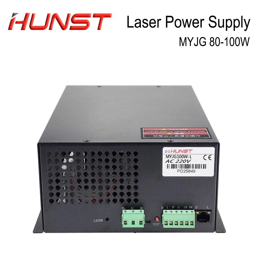 Hunst-CO2-Laser-Power-Supply-MYJG-100W-for-80W-100W-Laser-Cutting-and ...