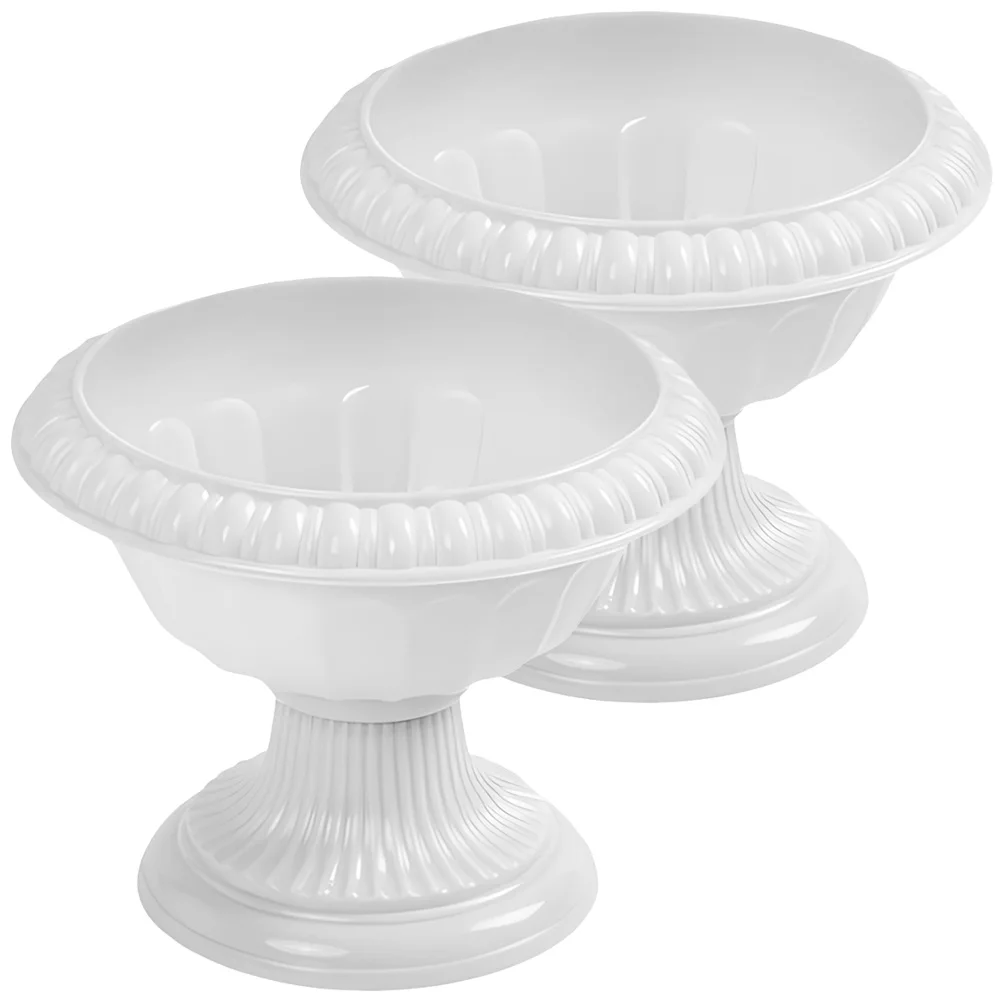 2-Pcs-Roman-Flower-Pot-Front-Door-Decoration-Plastic-Flowerpot ...
