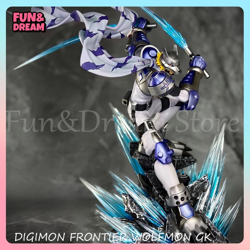 Digimon Adventure Digimon Frontier Anime Figure Wolfmon Action Figures ...