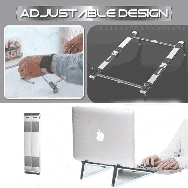 Aluminium Foldable Notebook Support Portable Laptop Stand Laptop Base ...