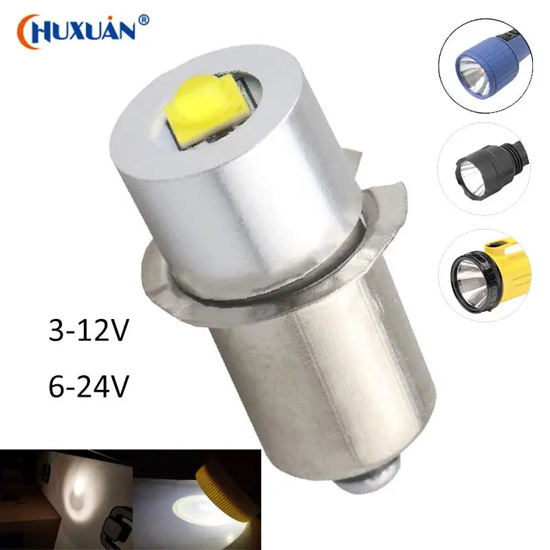 1pcs-P13-5S-3W-DC3V-12V-DC6V-24V-LED-Upgrade-Lamp-Bulb-Flashlight ...