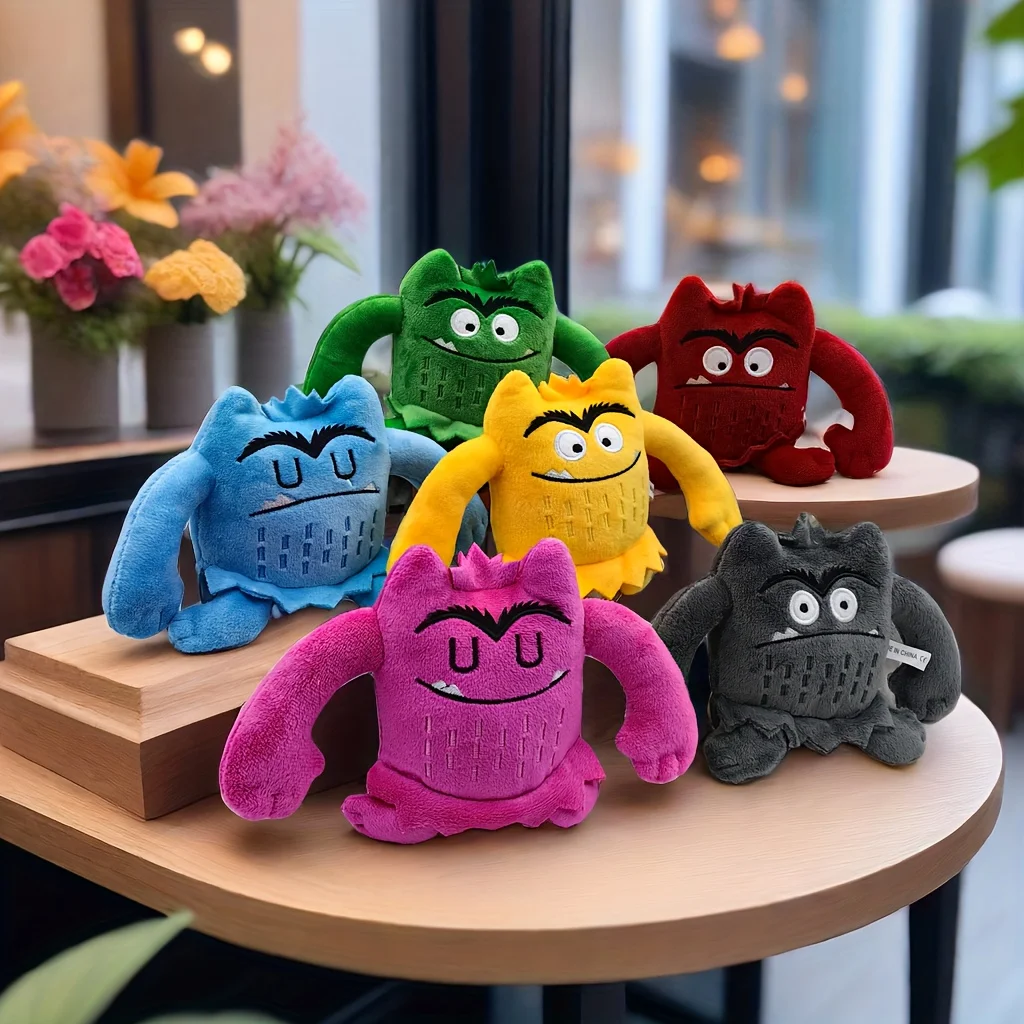 6-pz-set-Kawaii-The-Color-Monster-peluche-bambola-bambini-Monster-Color ...