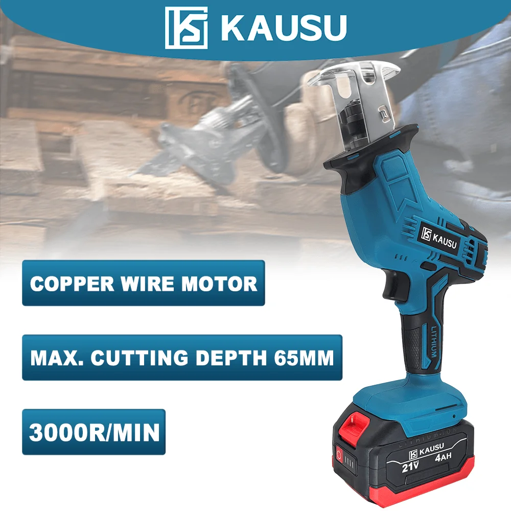 Cordless-Reciprocating-Saw-Wood-Cutter-With-Saw-Blades-Multifunctional ...