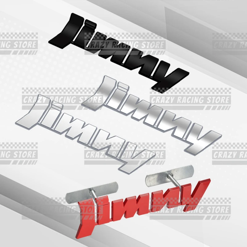 Car Badges JIMNY Trunk Emblem Metal Stickers Body Decals Letter Grille ...