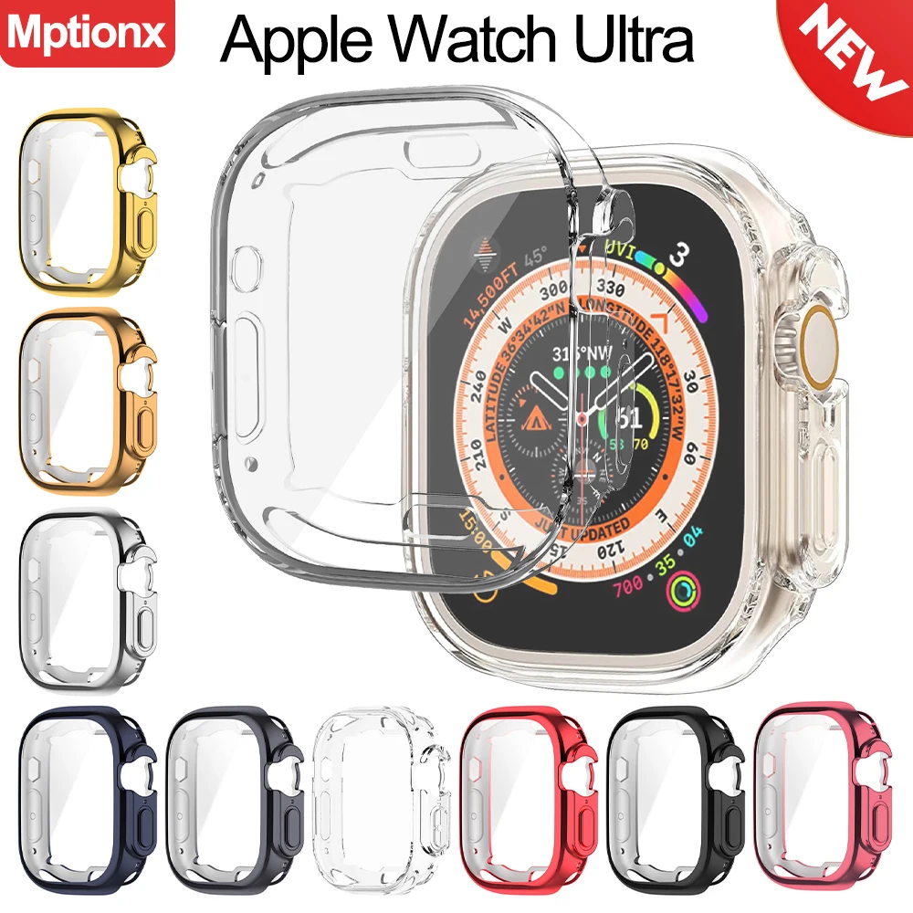 Protetor de tela tpu para apple watch ultra 49mm protetor protetor para ...