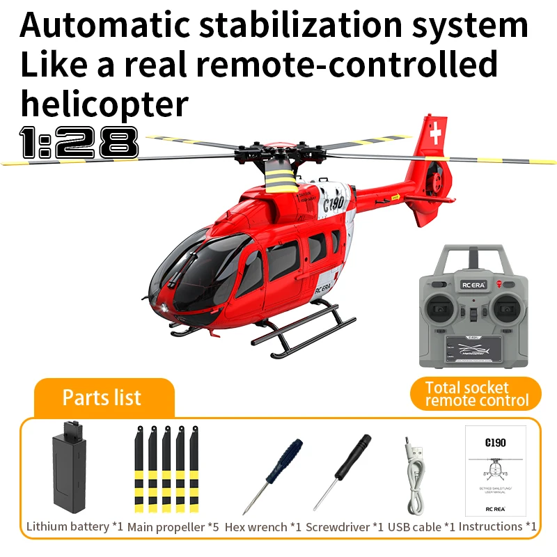 RC-ERA-C190-1-30-H145-Scale-2-4G-6CH-6-Axis-Gyro-Optical-Flow ...